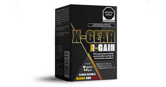 R-gain electrolitos polvo | X-Gear